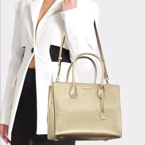 MICHAEL Michael Kors | Bags | Nwt Michael Kors Large Mercer Leather ...